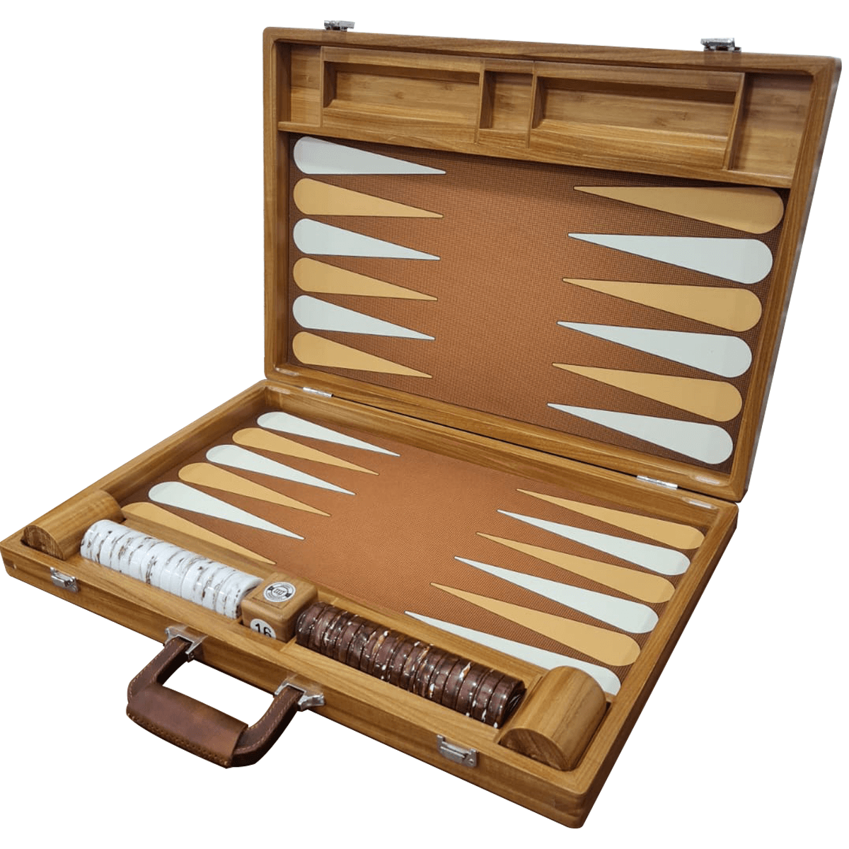 American Cherry, Luxury Backgammon Set, FM Gammon – Backgammon Galaxy