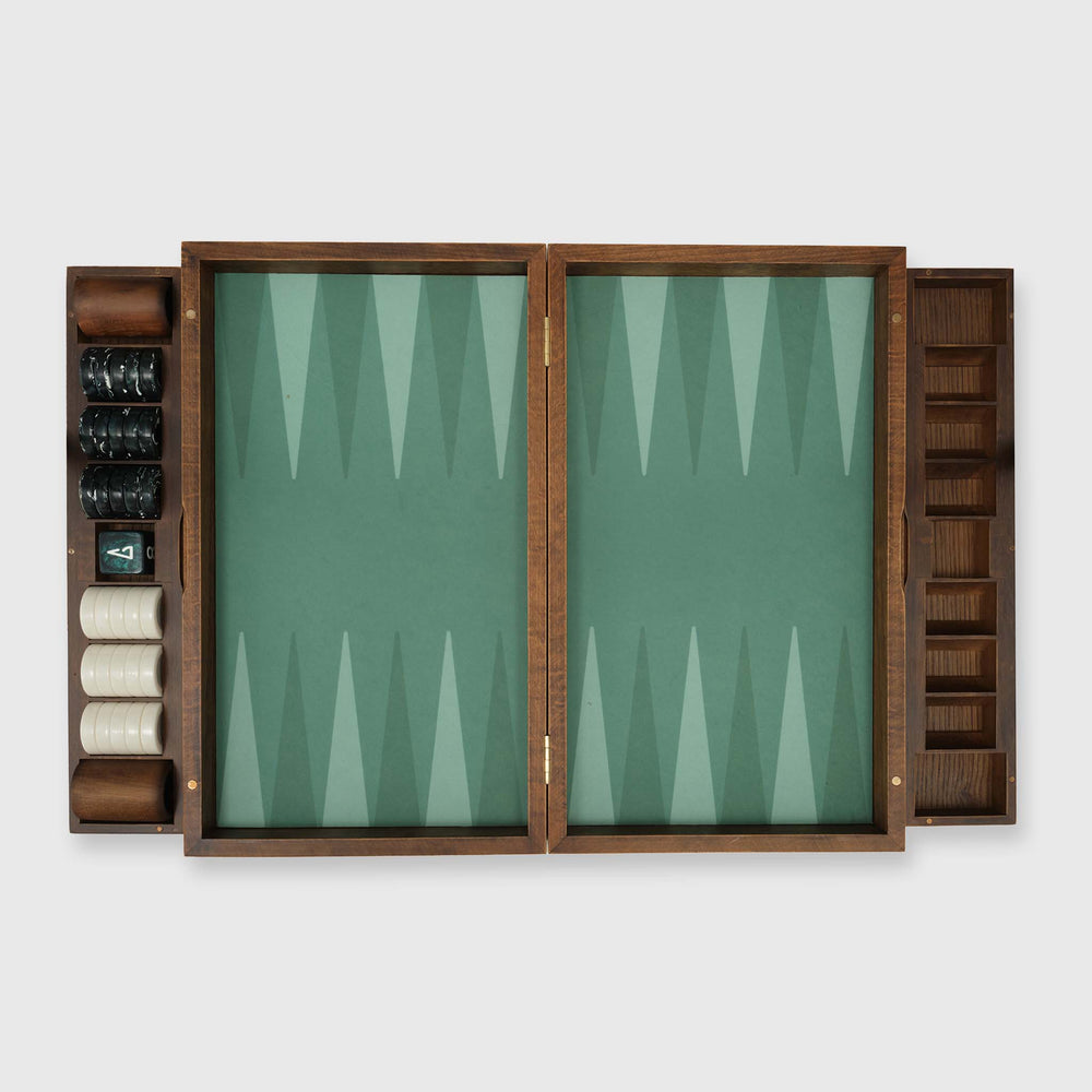 Luxury Backgammon Set, The Earth Board | Innovative | Eco-friendly ...