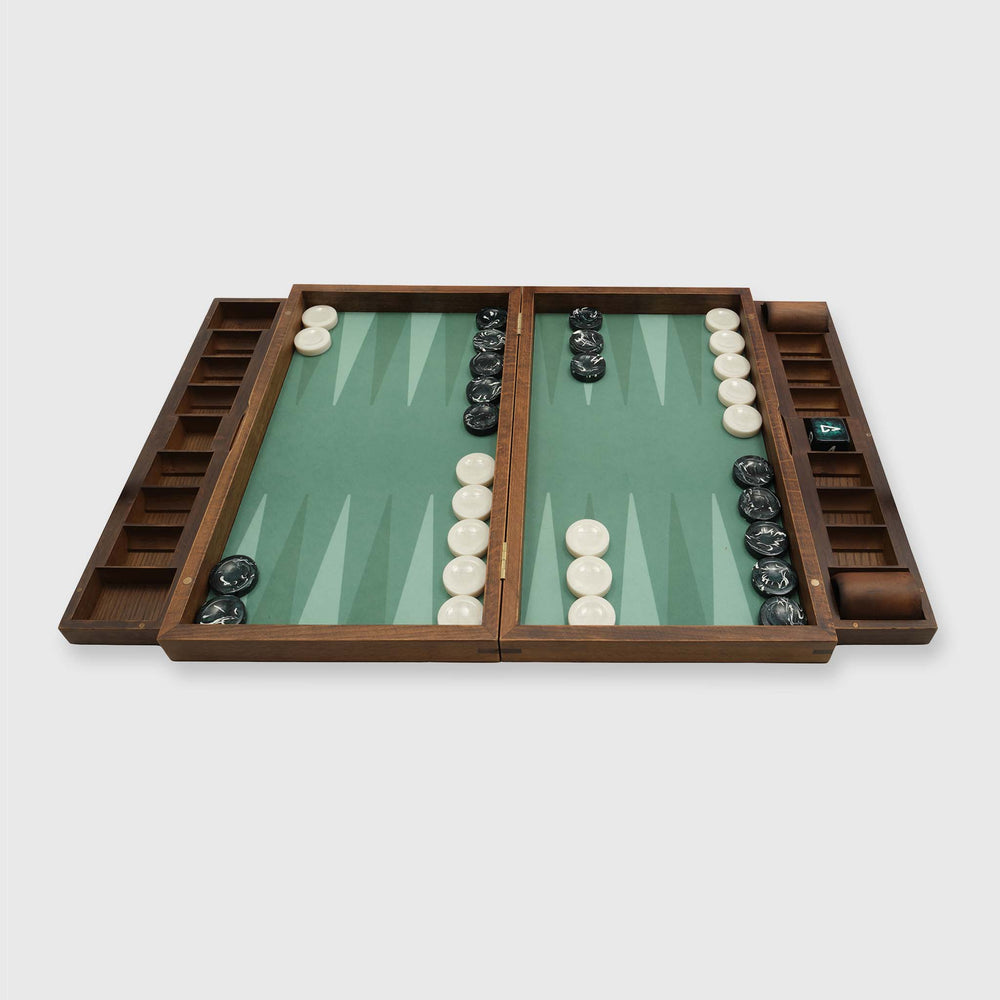 Luxury Backgammon Set, The Earth Board | Innovative | Eco-friendly ...