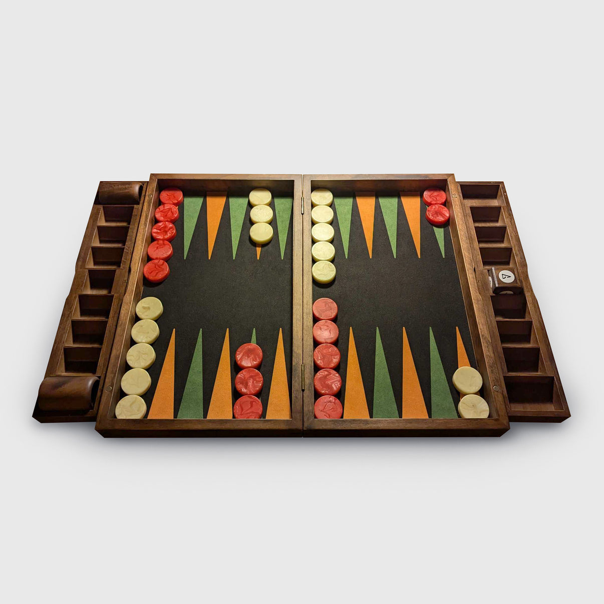 Luxury Backgammon Set, The Earth Board | Innovative | Eco-friendly ...