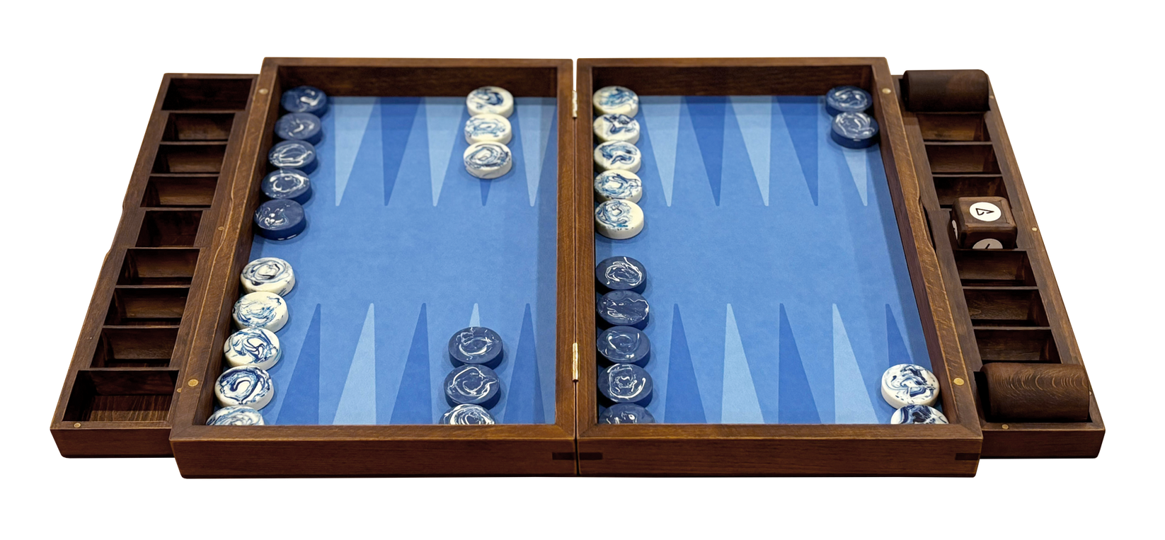 Luxury Backgammon Set, The Earth Board | Innovative | Eco-friendly ...